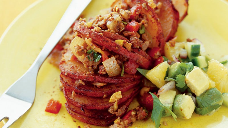 Roasted Potato Fans Recipe