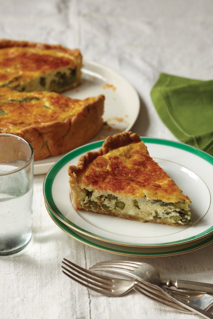 Asparagus and Spring Onion Tart Recipe - Vegetarian Times