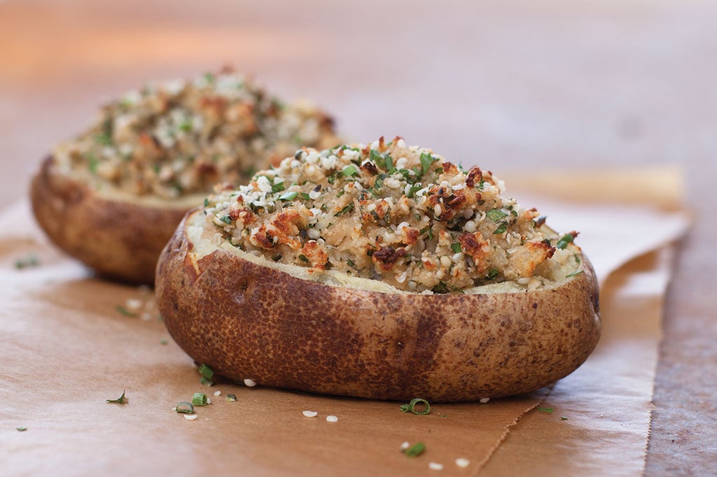 Herb and Hemp Stuffed Potatoes Recipe