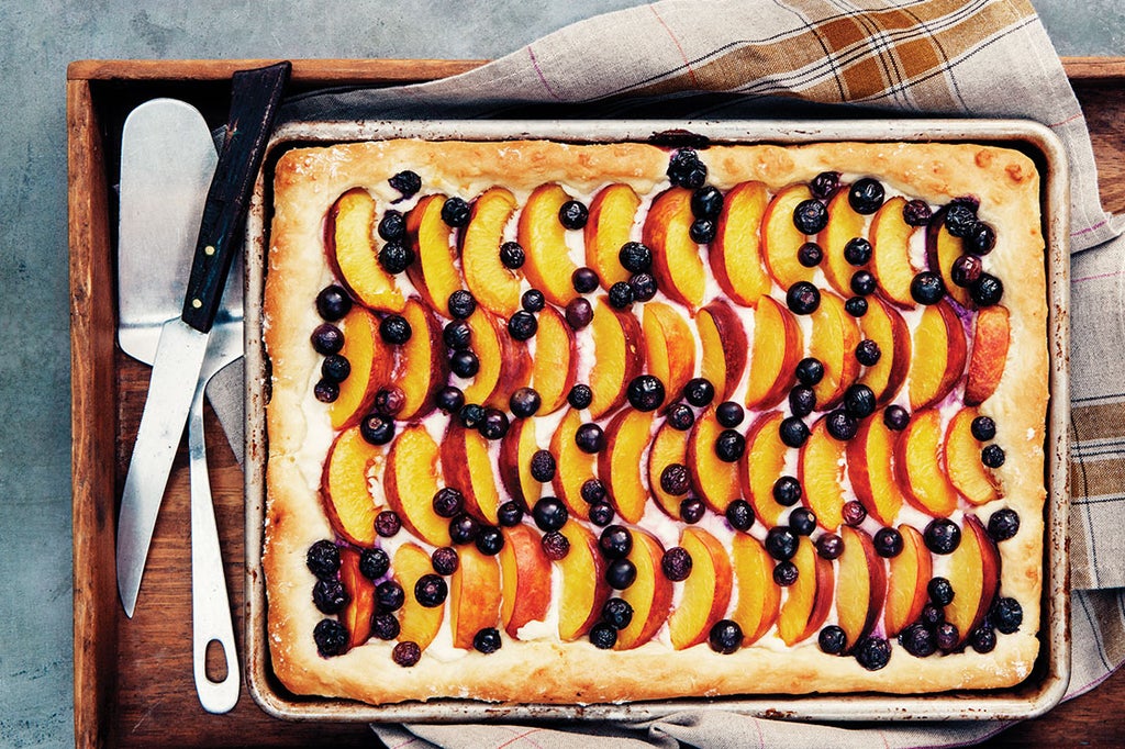 Nectarine Tart with Blueberries Recipe | Vegetarian Times