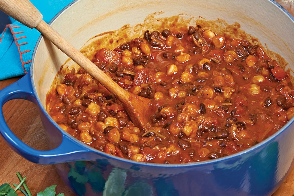 Black Bean and Chile Posole Recipe