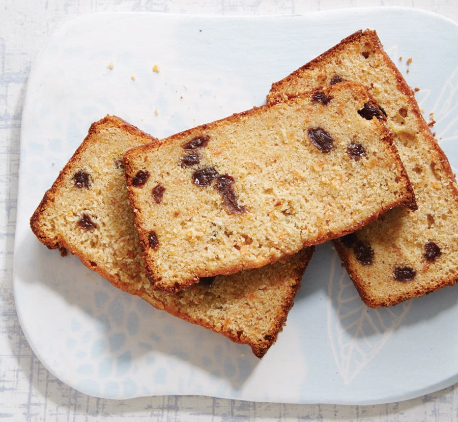 Brandied Carrot and Raisin Pound Cake Recipe