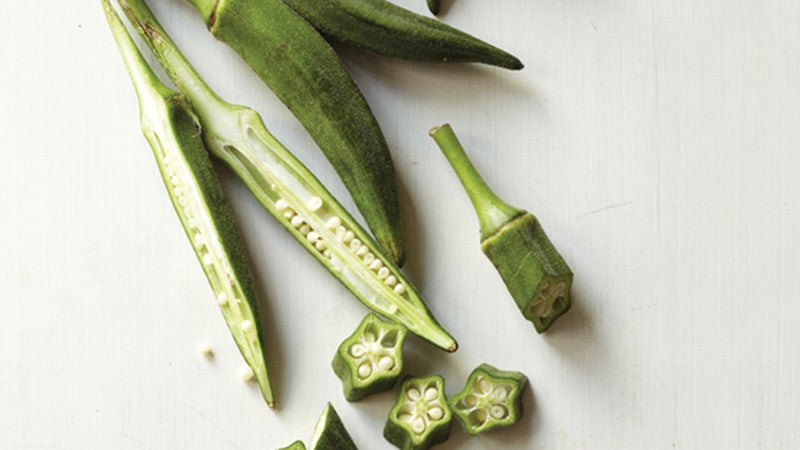 Sesame-Grilled Okra with Tahini Dipping Sauce Recipe