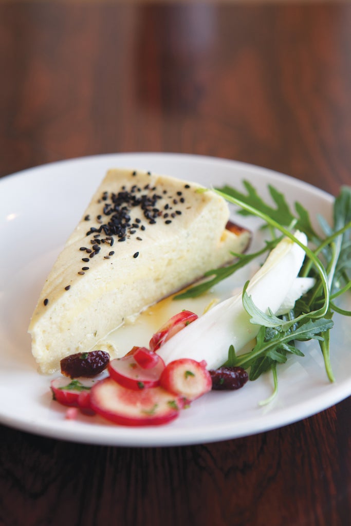 Savory Cheesecake with Beets and Red Cabbage Recipe