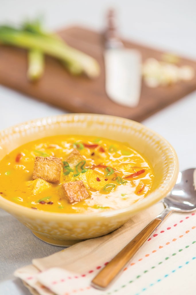 Gingered Carrot and Edamame Soup - Vegetarian Times