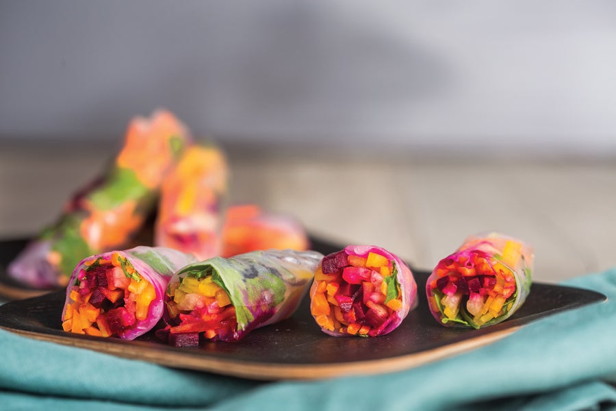 Southern Thai Fresh Rolls Recipe | Vegan Thai Rolls Recipe